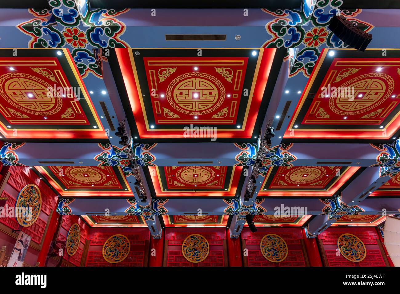 The China court at Ibn Battuta Shopping Mall in Dubai. China is one of ...