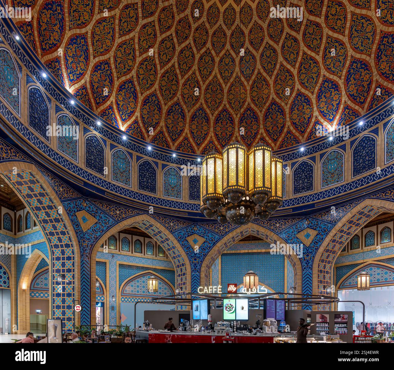 The Andalusia court with Moorish, Moroccan styled theme at Ibn Battuta ...