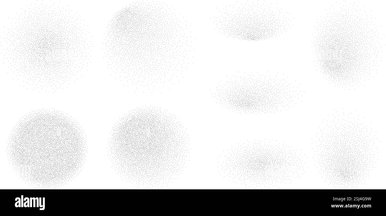 Gradient Stipple shadow. Shadow effect dots texture background. Noise ...