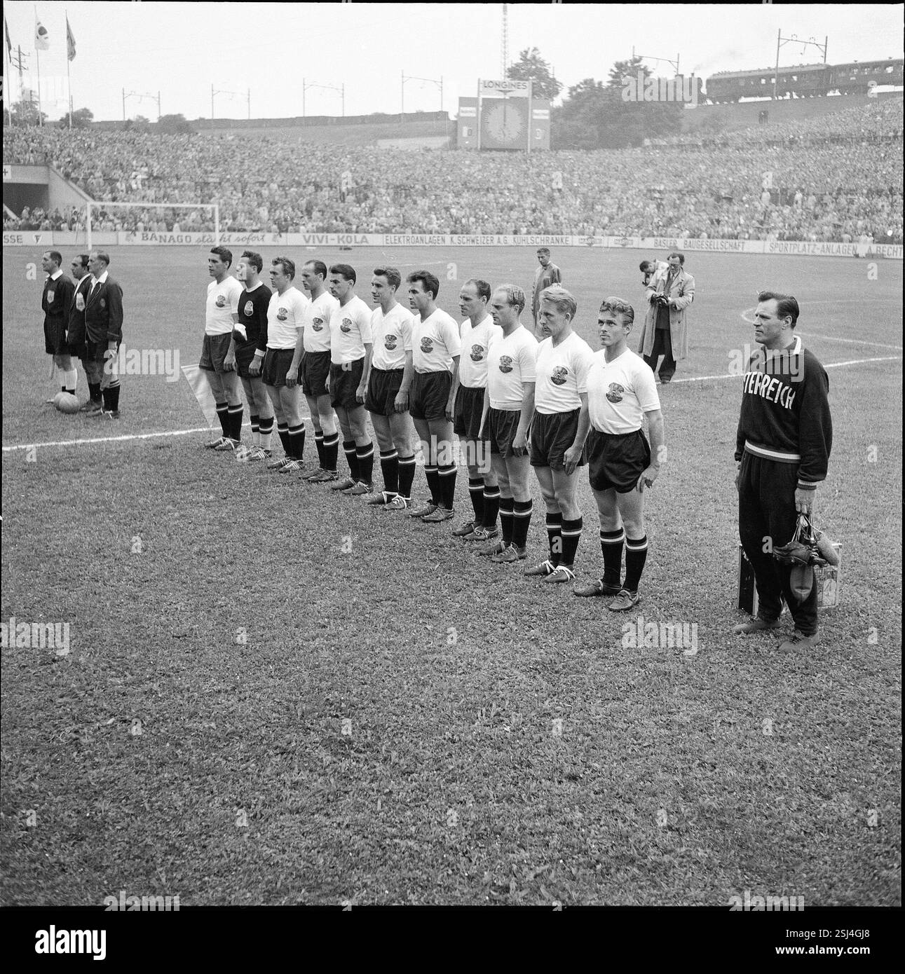 Fussball-WM-Halbfinal 1954: Deutschland - Oesterreich; die ...