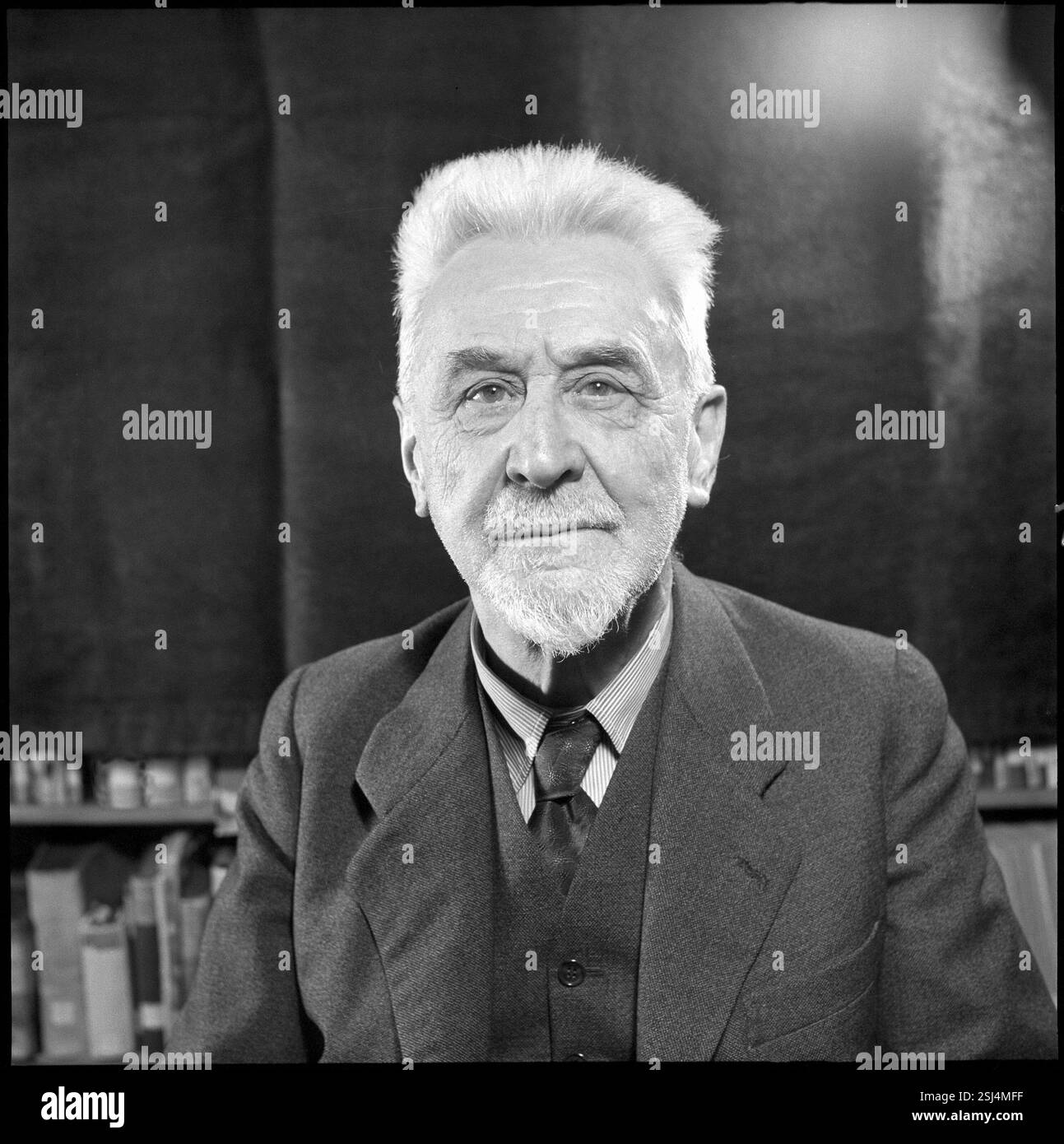 Prof. Dr. Otto Gröger, 1951#Prof. Dr. Otto Groeger, 1951 Stock Photo ...