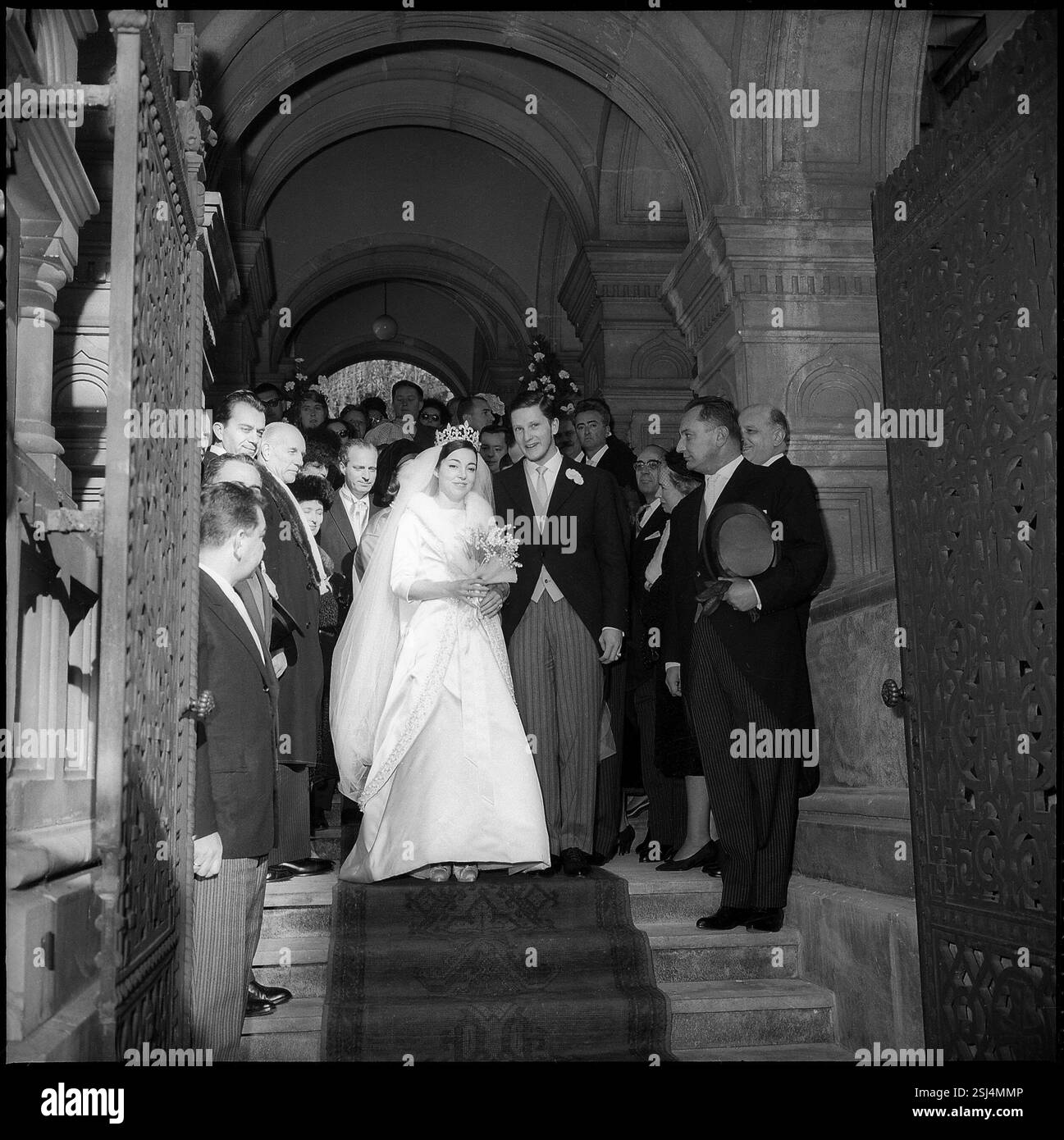 Hochzeit von Simeon von Bulgarien mit Doña Margarita, Vevey 1962# ...