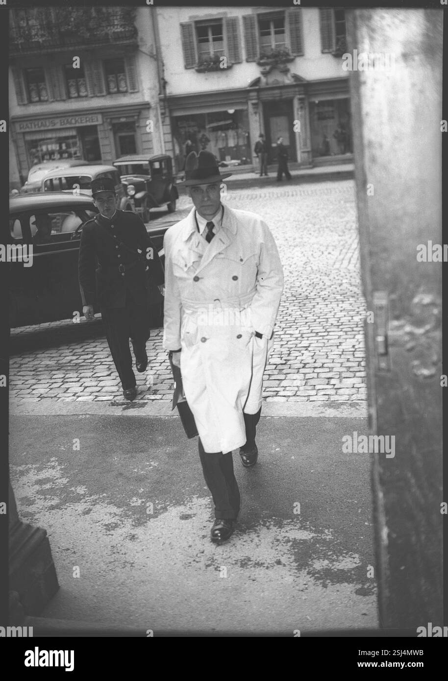 Prozess gegen Max Leo Keller; Schweizer Nazi, Nationalsozialist; 1948# ...