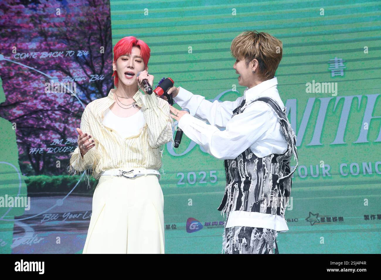 TAIPEI, CHINA - FEBRUARY 11, 2025 - South Korean singer Bii attends a ...