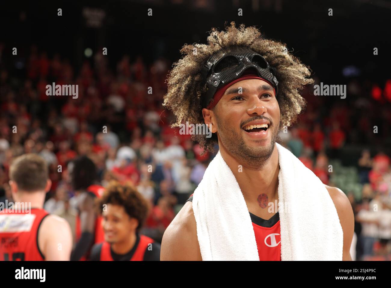 Perth, Australia. 11th Feb, 2025. Keanu Pinder of the Wildcats ...