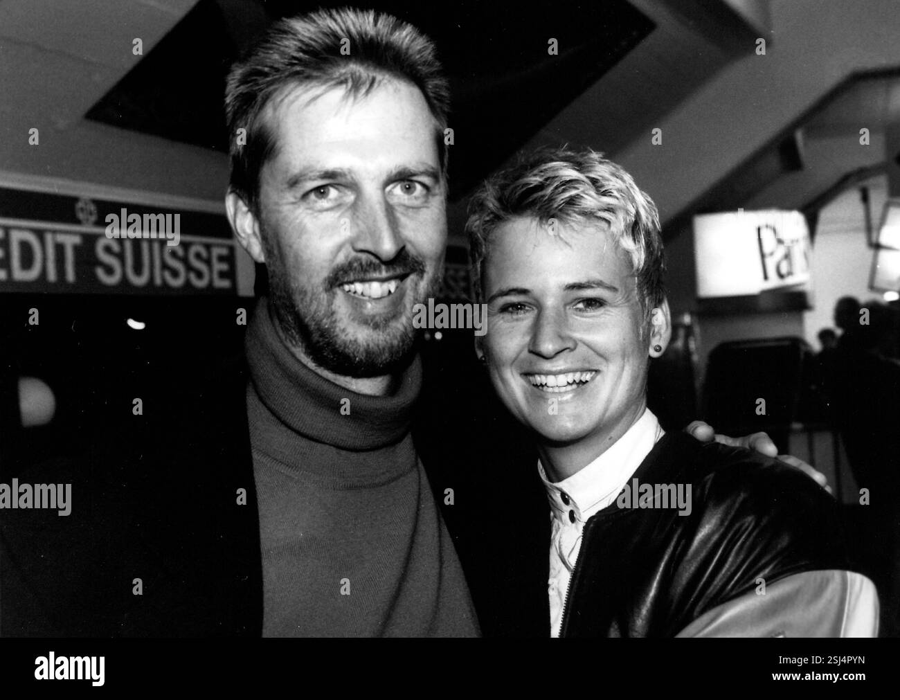 Barbara Ganz und Ehemann Joe Erdin, 1990#Barbara Ganz and husband Joe ...