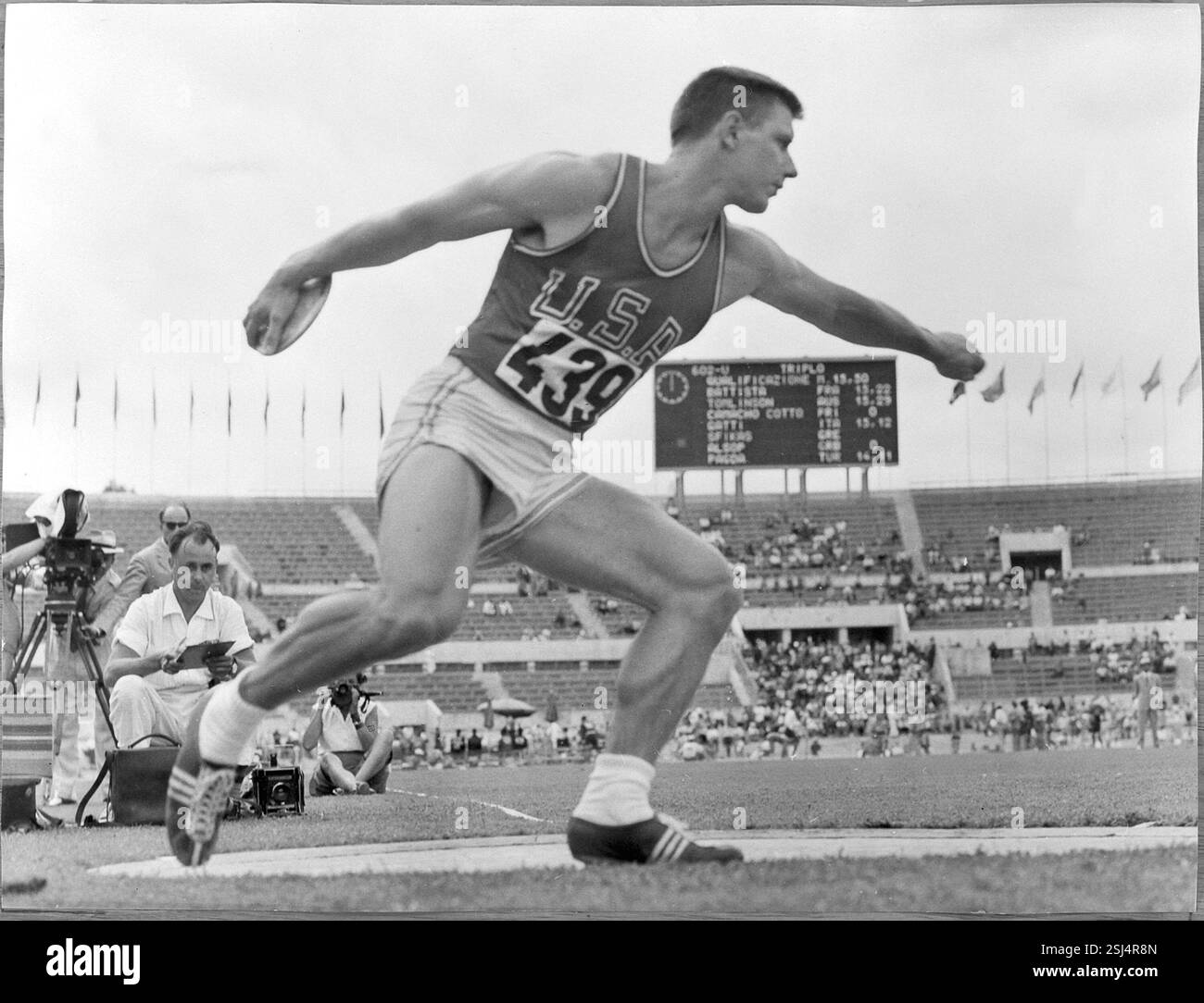 Olympische Spiele Rom 1960: Olympiasieger Al Oerter#Olympic Games Rome ...