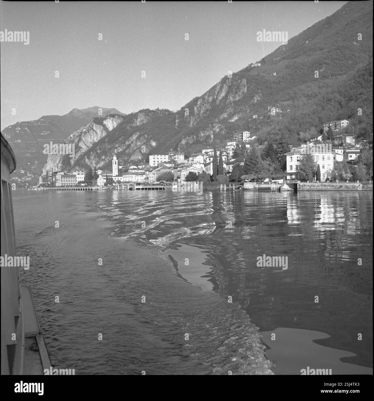 Campione, Italienische Enklave am Luganersee; 1946#Campione, Italian ...