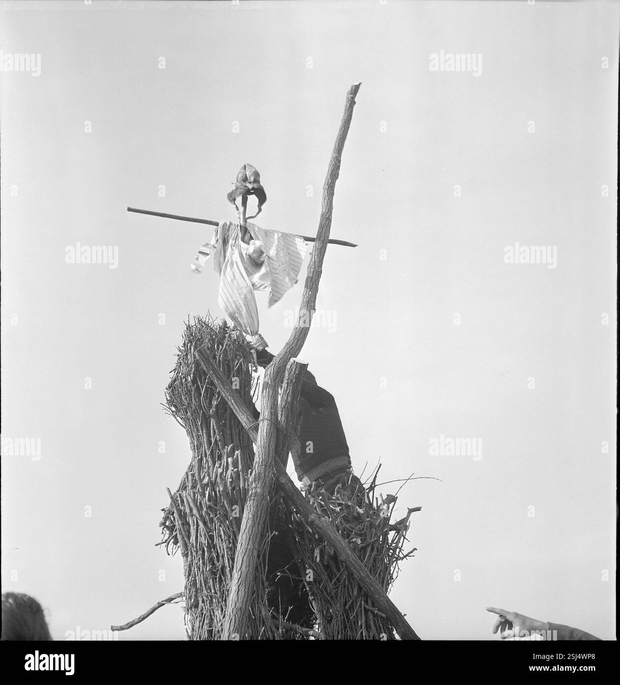 Burning of winter Black and White Stock Photos & Images - Alamy