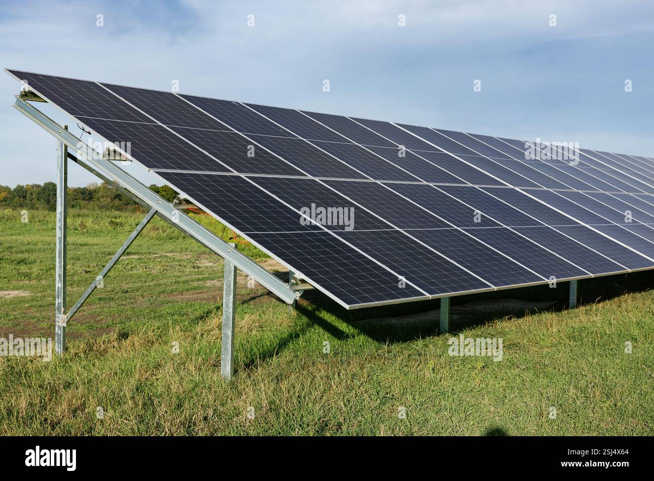 Solar panel park generating sustainable and renewable energy ...