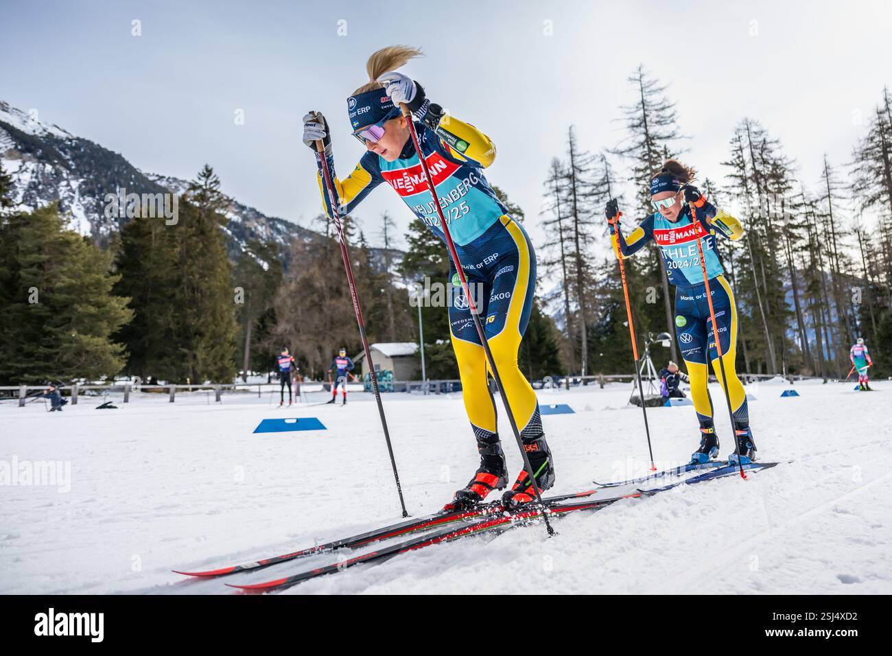 Anna-Karin Heijdenberg and Ella Halvarsson of, Sweden. , . at a ...