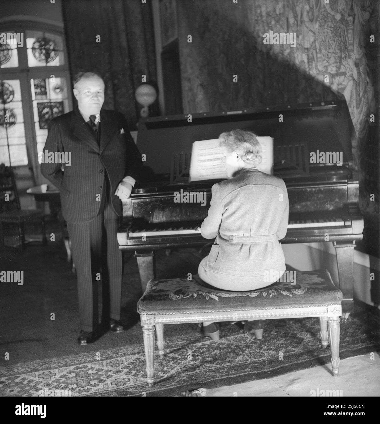 Jean-Marie Musy mit seiner Frau#Jean-Marie Musy with his wife- RDB BY ...