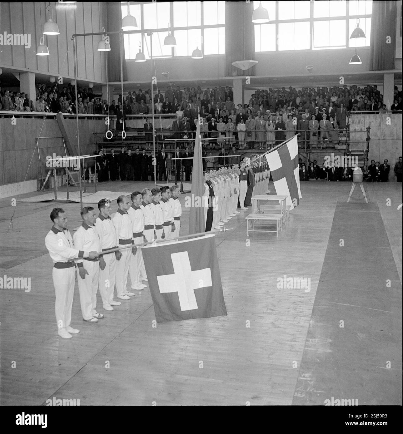 OS Helsinki 1952: 2. Schweiz, 1. USSR, 3. Finnland#Olympic Games ...