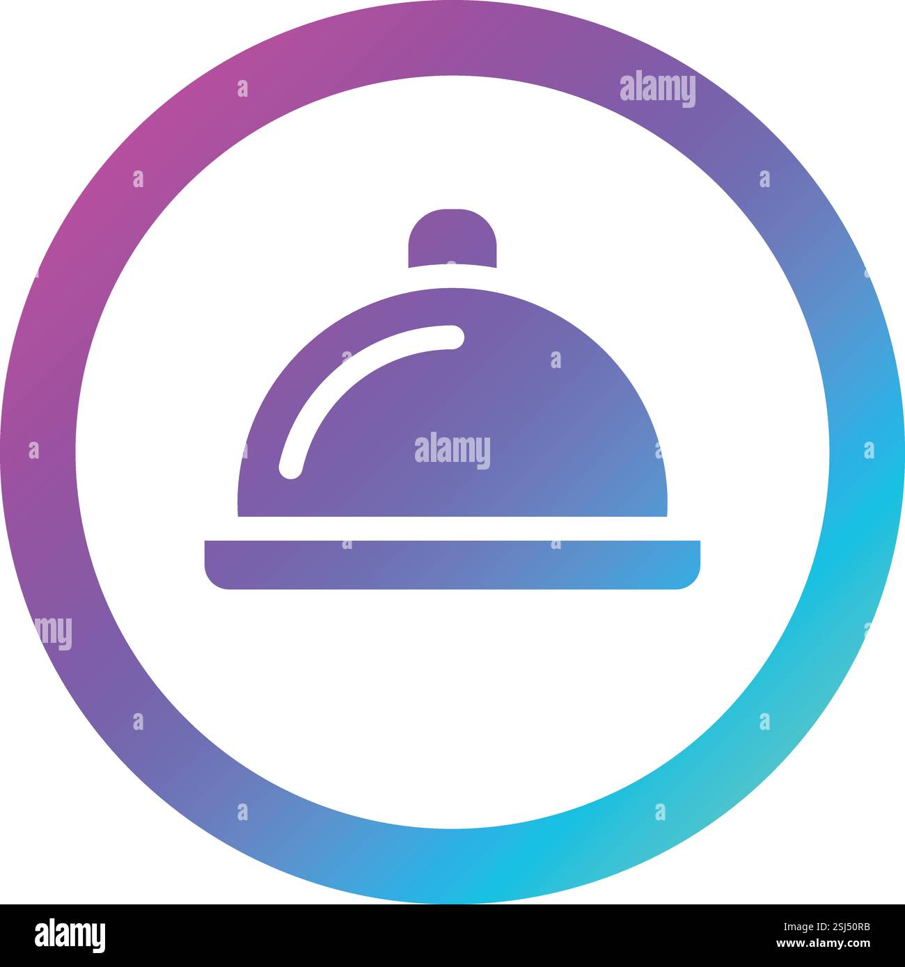 Monochrome restaurant design Cut Out Stock Images & Pictures - Alamy