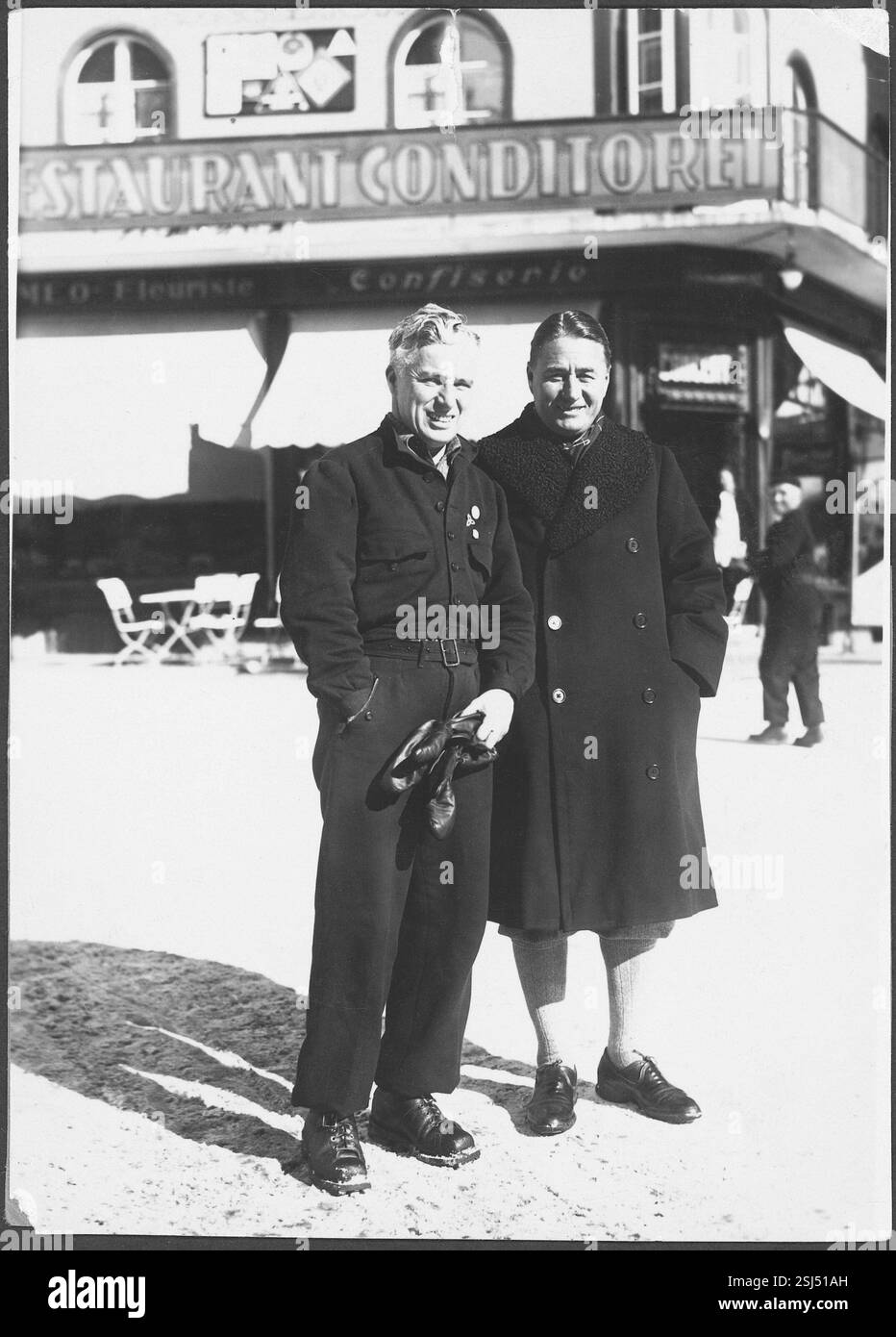 Charlie chaplin holidays Black and White Stock Photos & Images - Alamy
