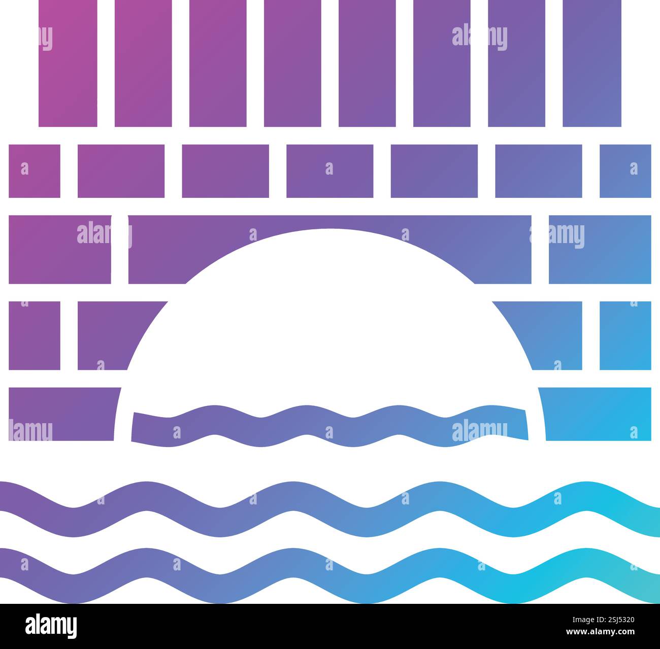 Bridge Vector Icon Design Illustration Stock Vector Image & Art - Alamy