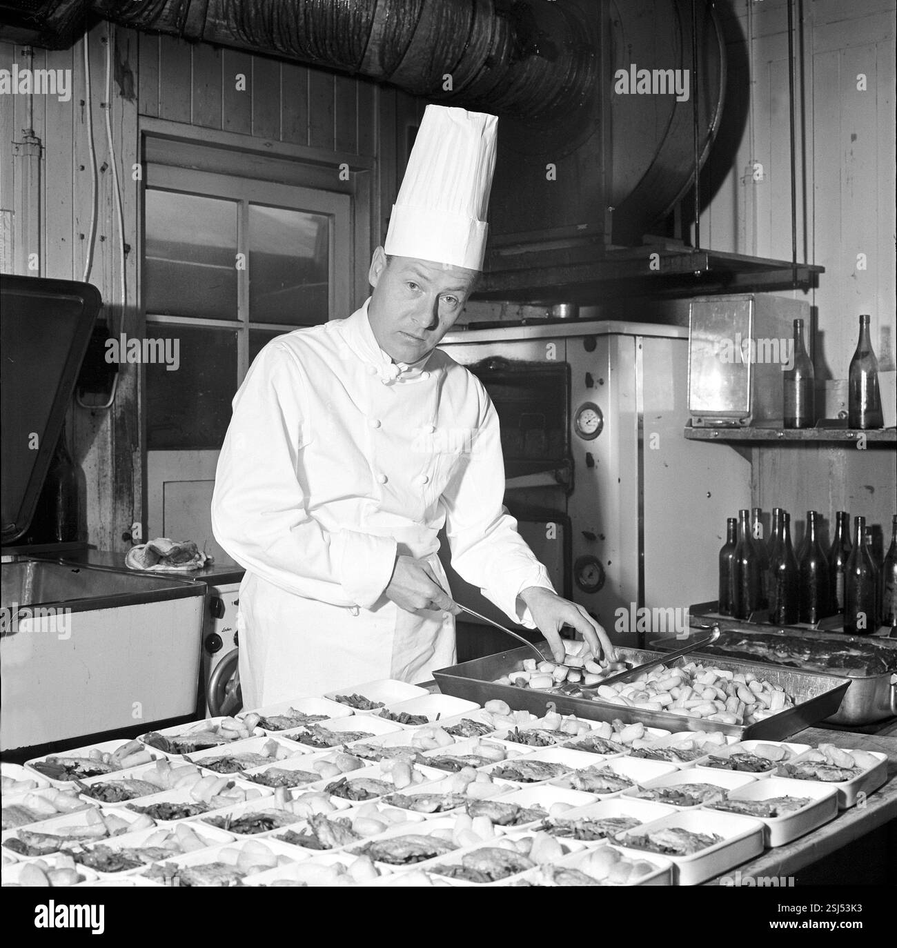 Swissair Koch, 1960#Swissair Cook, 1960- RDB BY DUKAS Stock Photo - Alamy