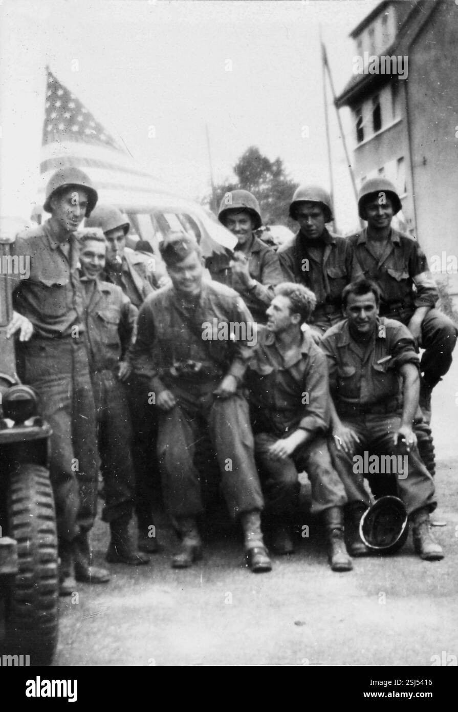 Erste US-Soldaten an der Schweizer Grenze 1944#First US soldiers on the ...
