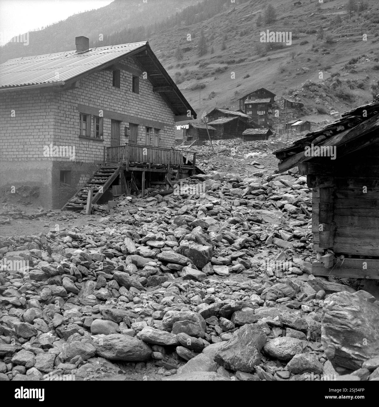 Flood mud debris Black and White Stock Photos & Images - Alamy
