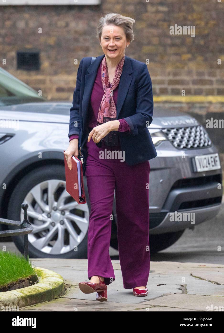 London, UK. 11th Feb, 2025. Yvette Cooper, Home Secretary, at Downing ...