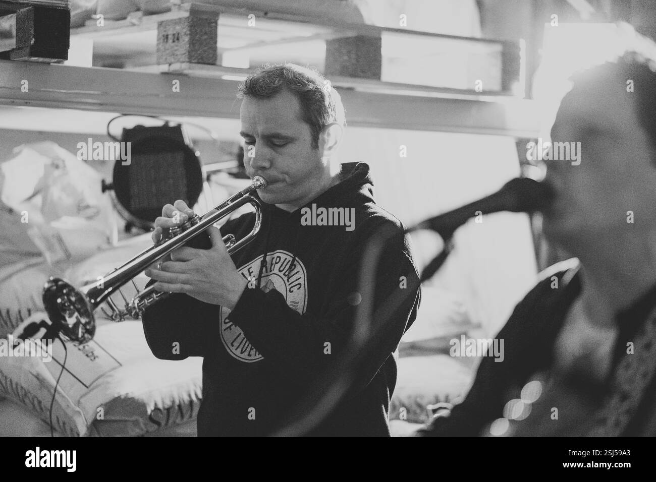 The Shipbuilders live at Azvex Brewery, 8th February 2025 Stock Photo ...