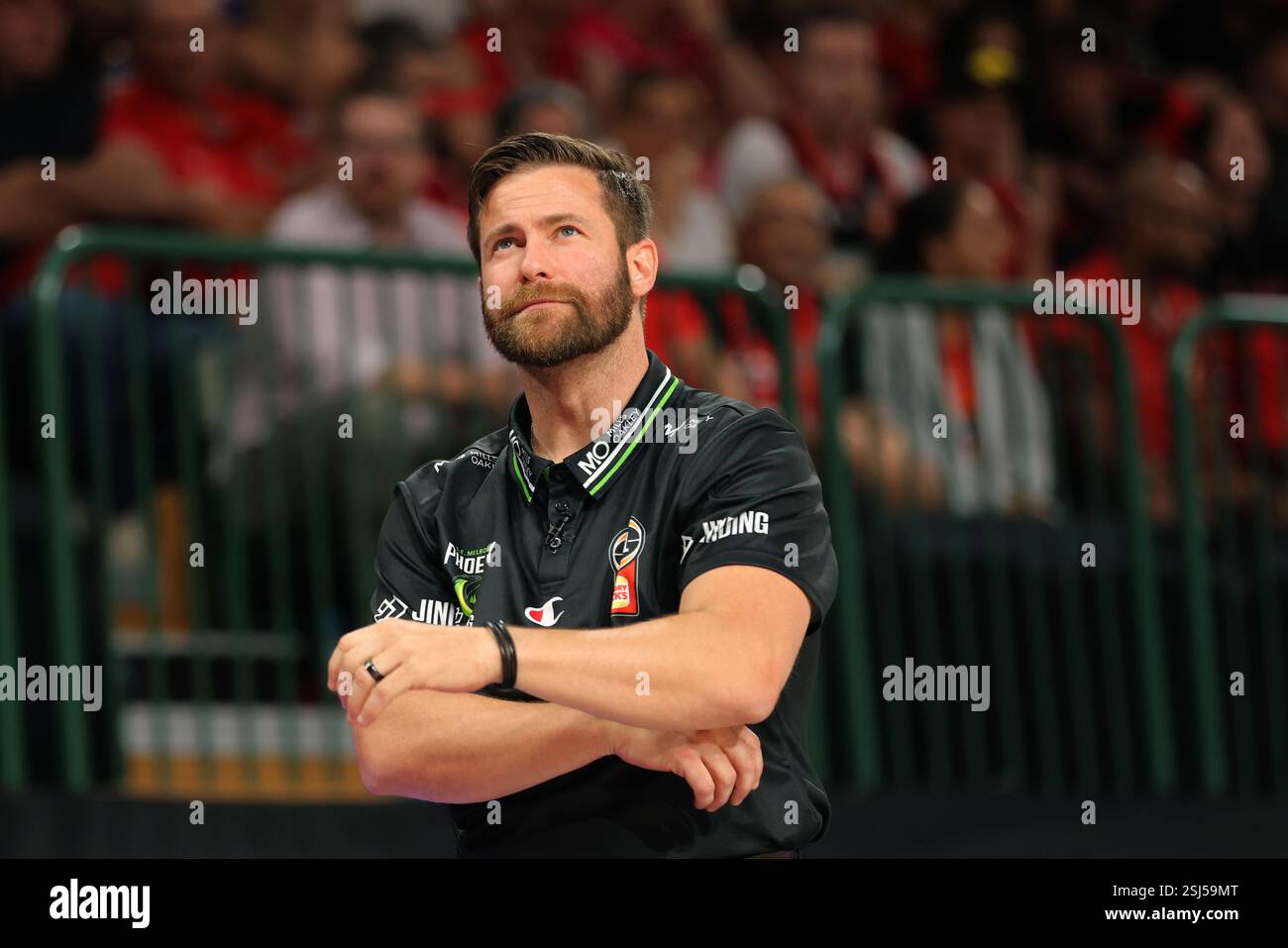 Perth, Australia. 11th Feb, 2025. Josh King, head coach of the SEM ...