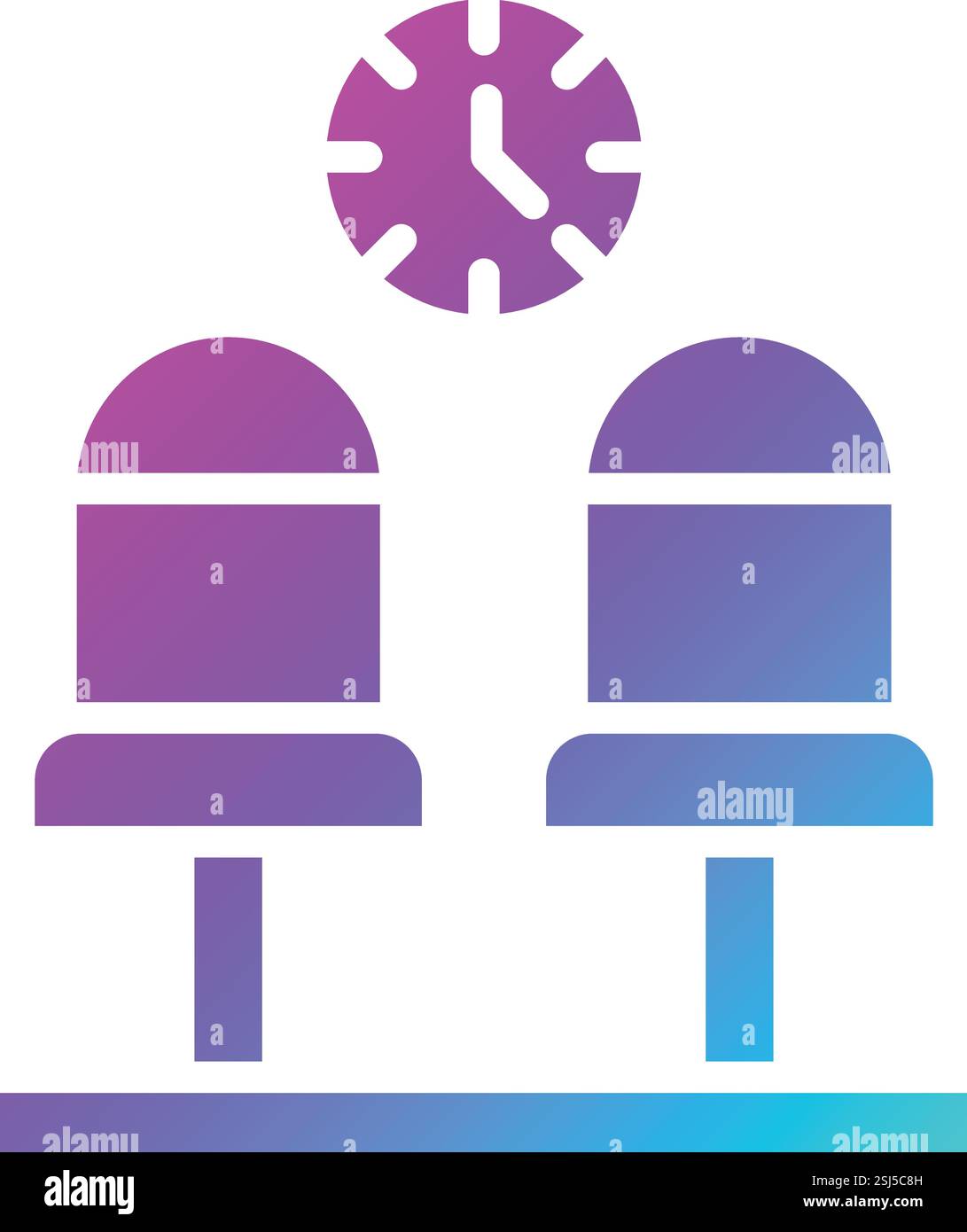 Waiting room Vector Icon Design Illustration Stock Vector Image & Art ...