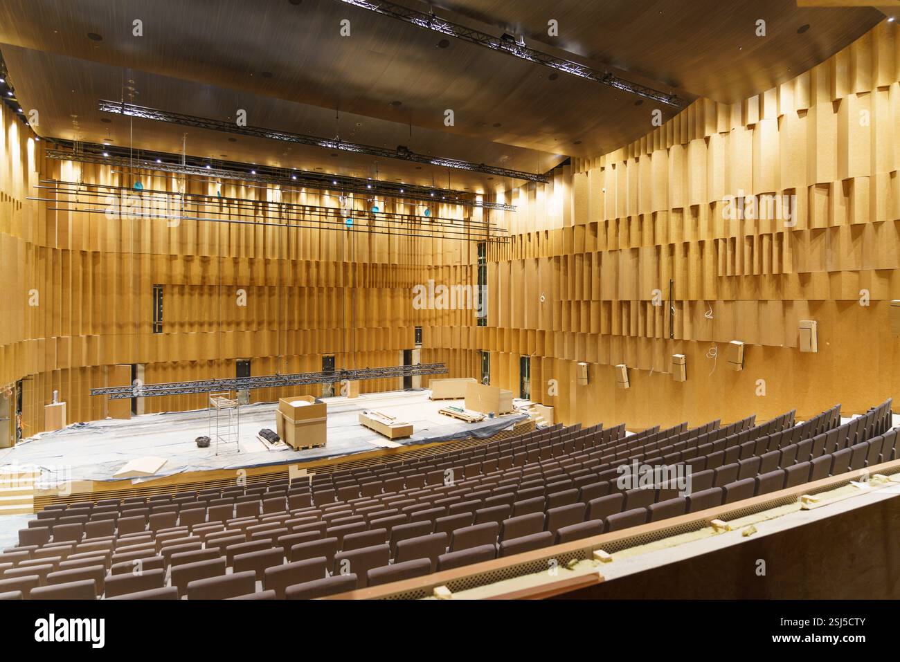 Muzeum Historii Polski. Auditorium inside Polish History Museum in ...