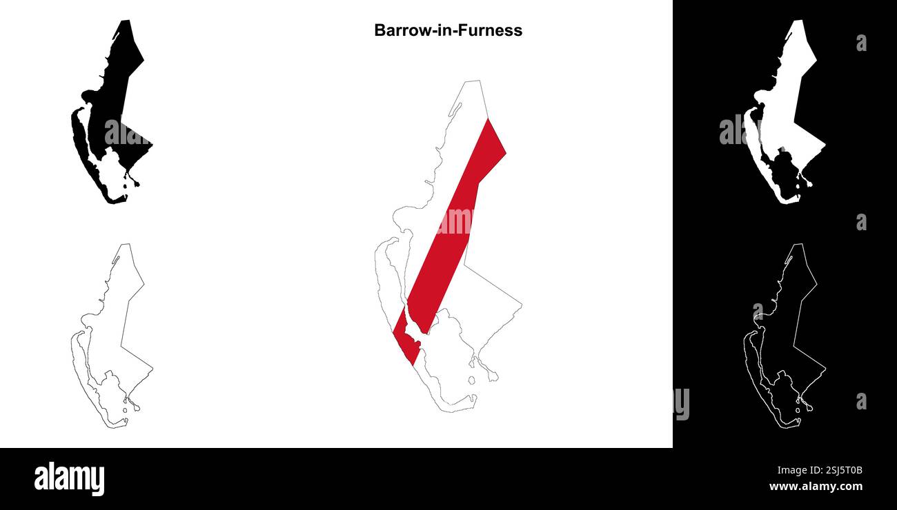 Blank barrow map hi-res stock photography and images - Alamy