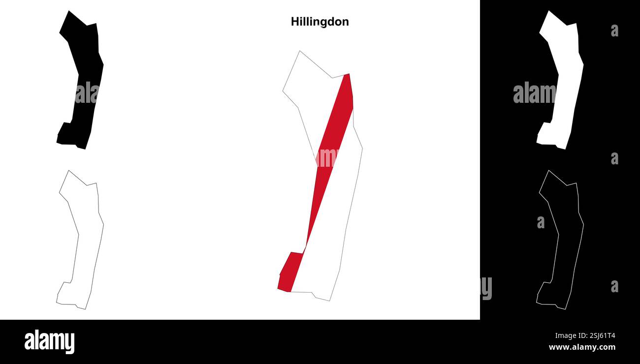 Map of hillingdon hi-res stock photography and images - Alamy