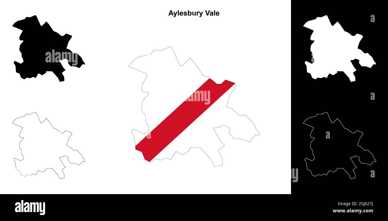 Map of aylesbury hi-res stock photography and images - Alamy