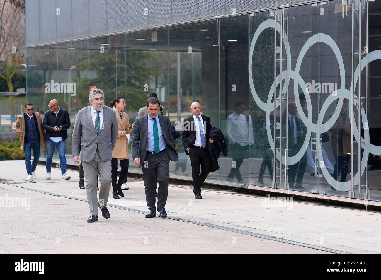 Jose Manuel Rodriguez Uribes, President of Superior Sports Council CSD, during a tribute of ...