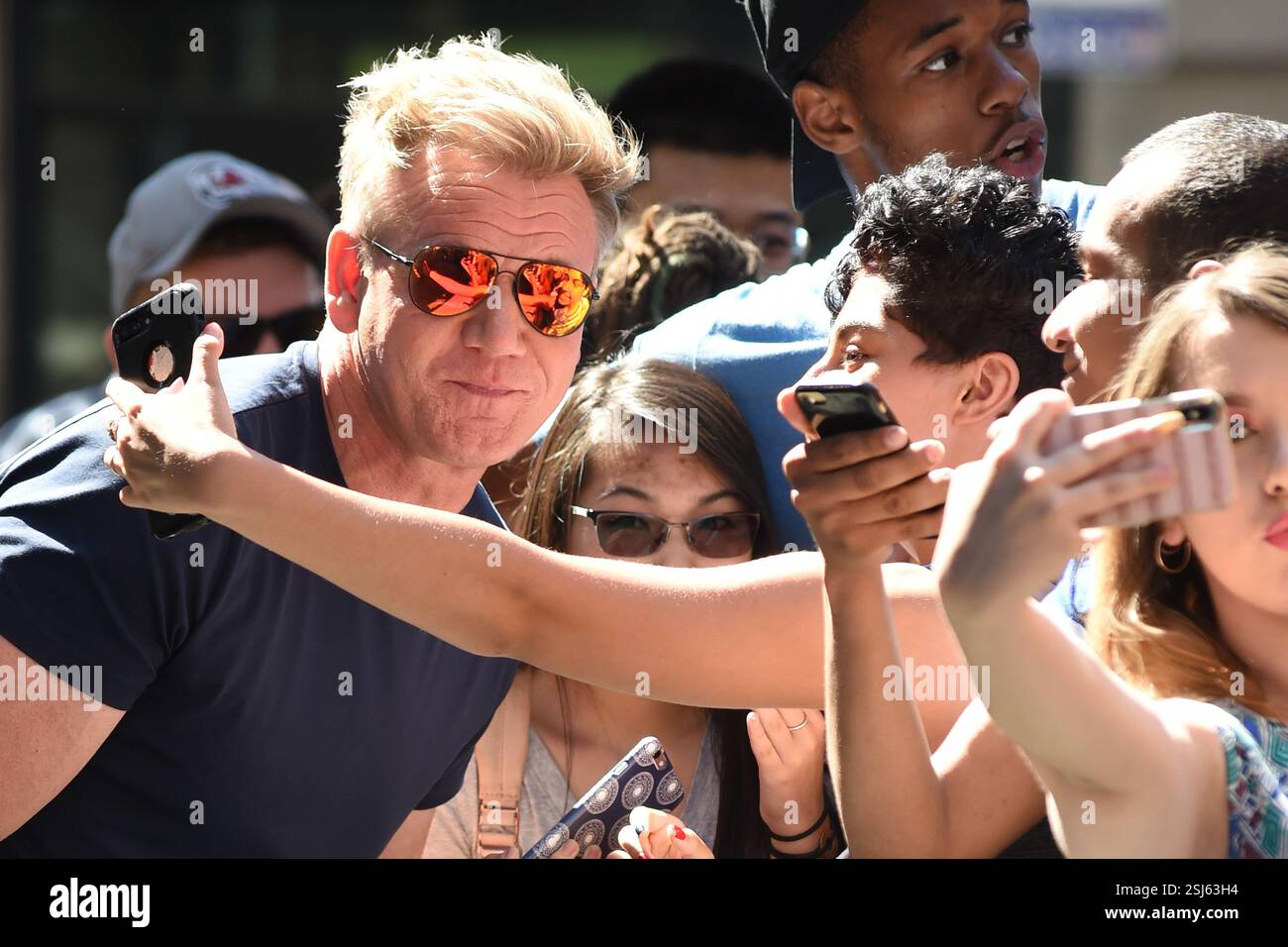 Gordon Ramsay made an appearance on Build Series on July 9, 2018 in New ...