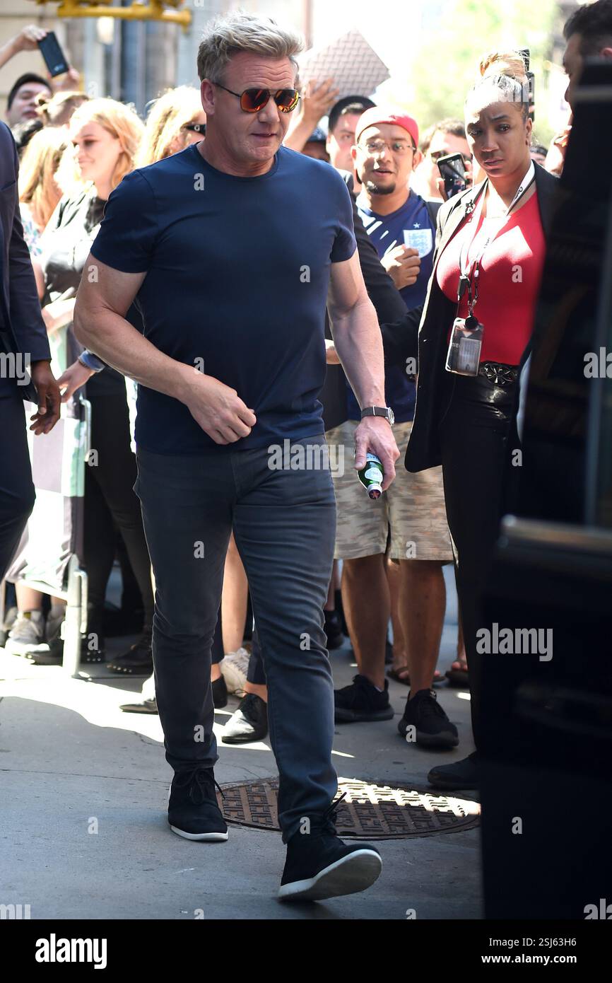 Gordon Ramsay made an appearance on Build Series on July 9, 2018 in New ...