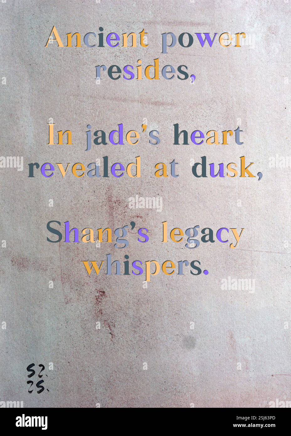 Ancient power resides, In jade's heart revealed at dusk, Shang's legacy ...