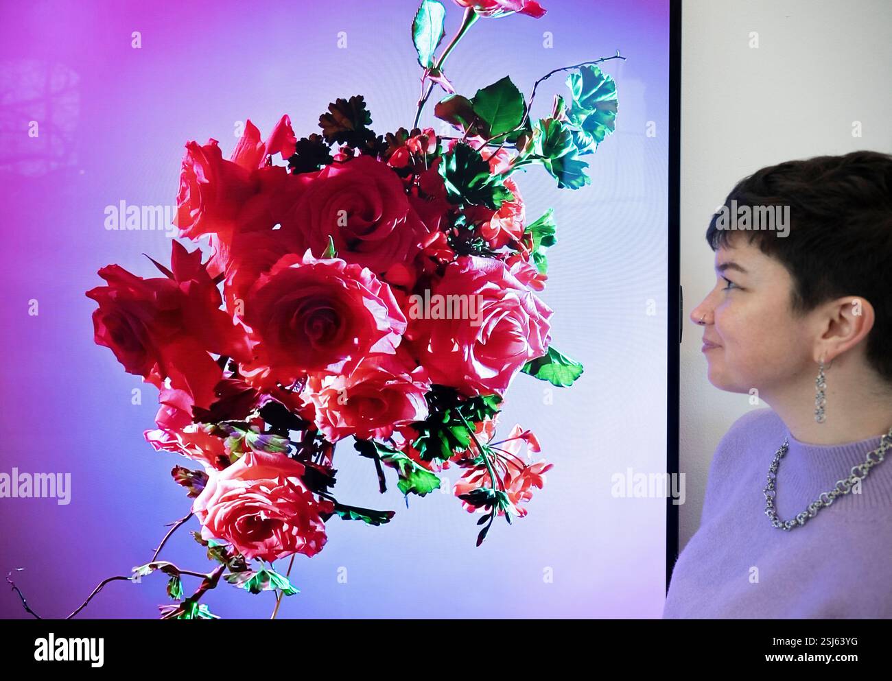 Saatchi Gallery, London, UK. 11th Feb, 2025. FLOWERS, Flora in ...