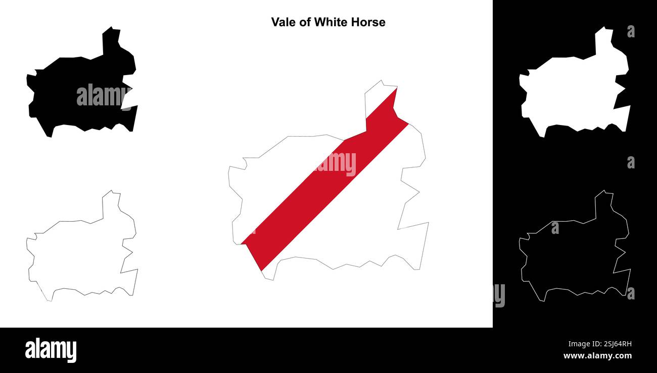 Map of vale of white horse hi-res stock photography and images - Alamy