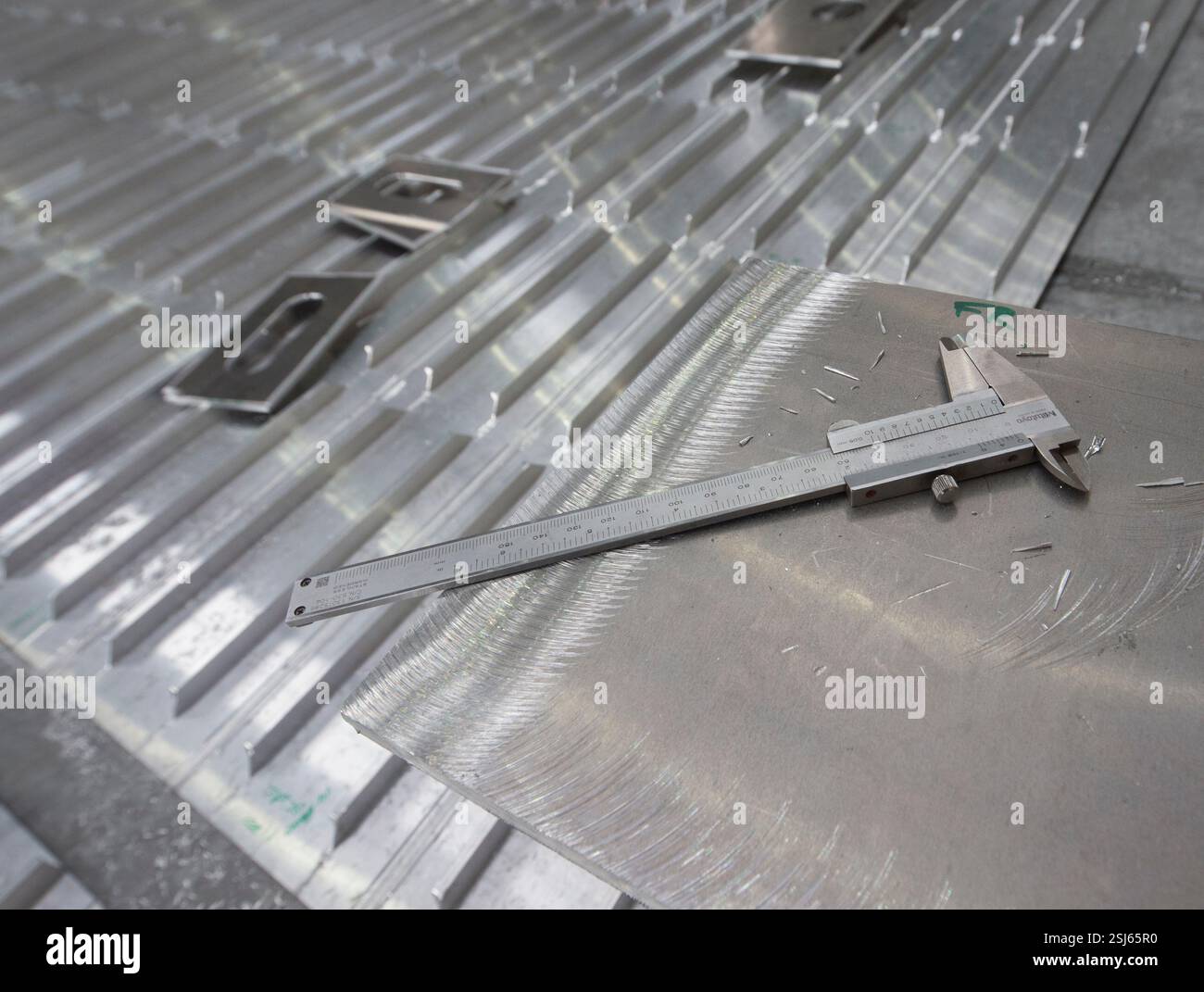 Shipbuilding Industry. Aluminium hull of a super sailing yacht being ...