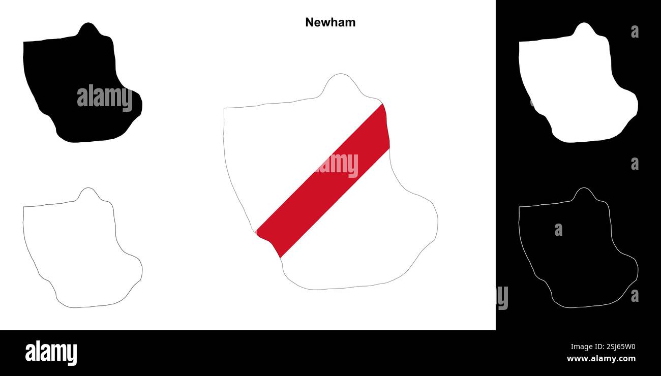 Newham eps map hi-res stock photography and images - Alamy