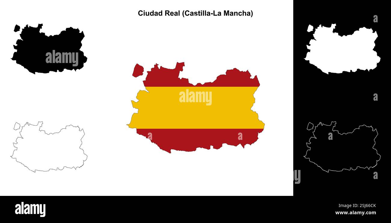 Ciudad real eps map hi-res stock photography and images - Alamy