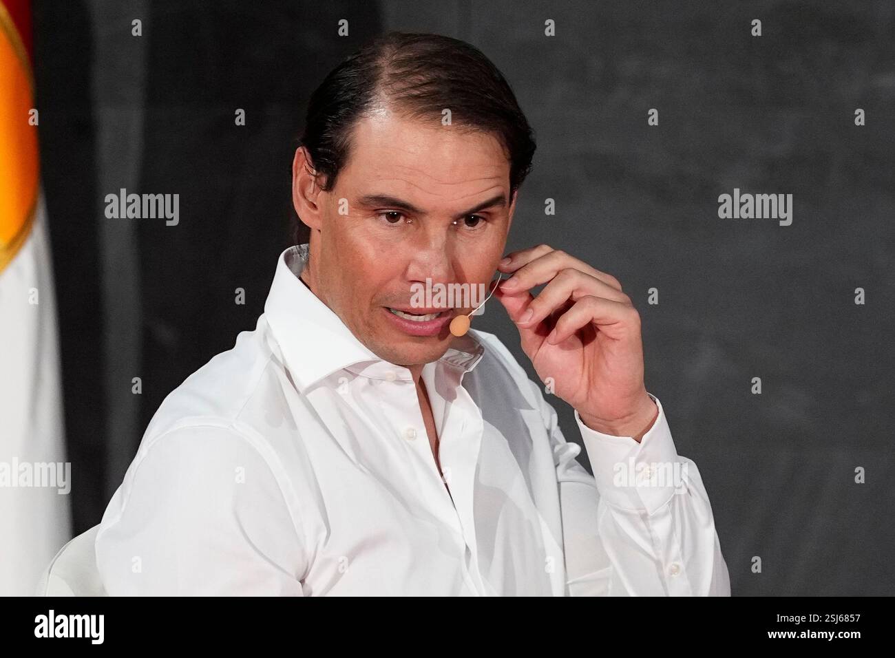 Rafael Nadal during a tribute of Rafael Nadal celebrated at COE headquarters on February 11 ...