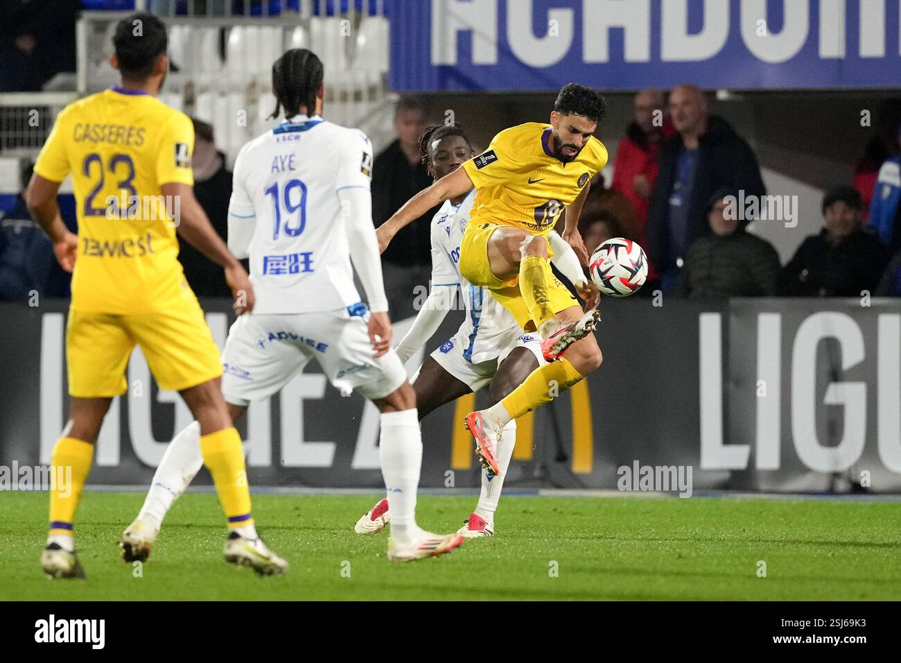 22 Rafik MESSALI (tfc) during the Ligue 1 McDonald's match between ...