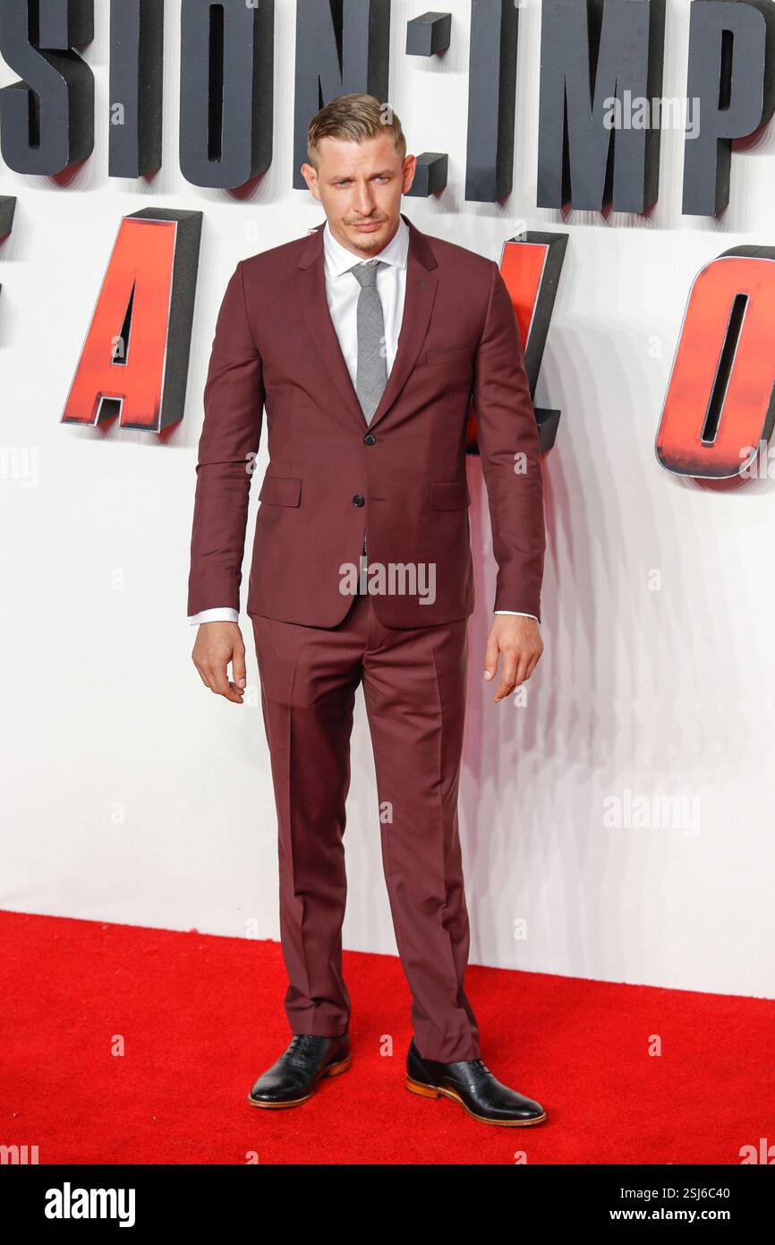 Frederick Schmidt at the Mission: Impossible - Fallout UK Premiere at the BFI IMAX Southbank ...