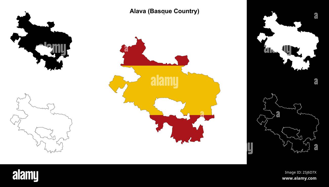 Map of alava hi-res stock photography and images - Alamy