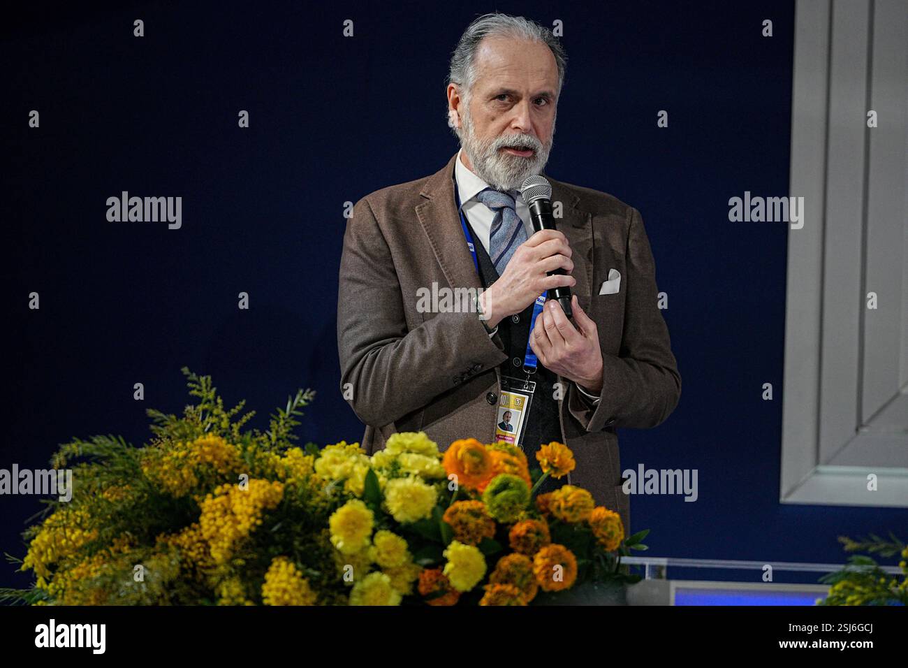 Giampaolo Rossi attend the press conference at 75th edition of the ...