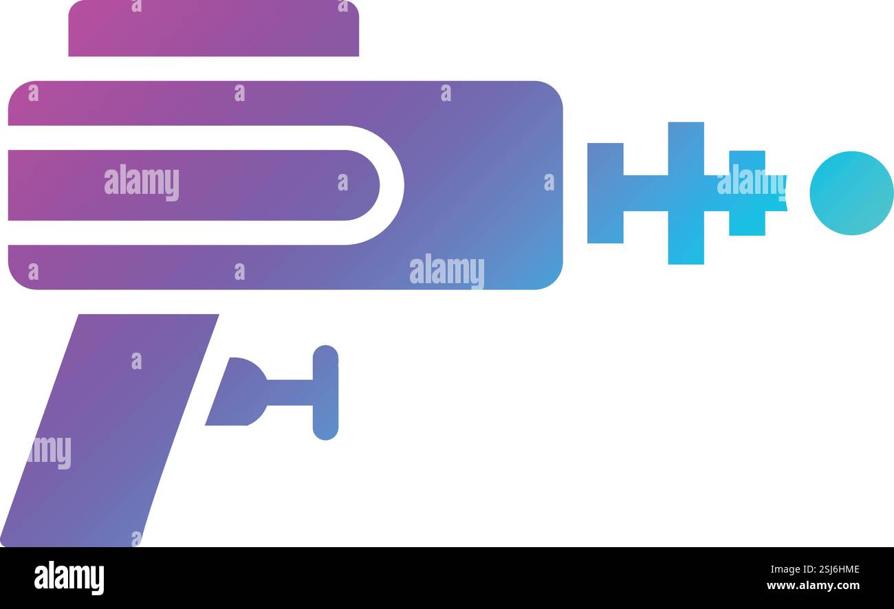 Laser gun illustration vector hi-res stock photography and images - Alamy