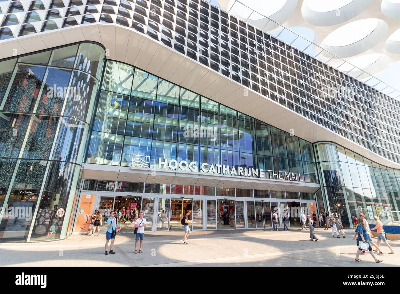 Hoog Catharijne Shopping mall logo sign, Centraal Station Utrecht the ...