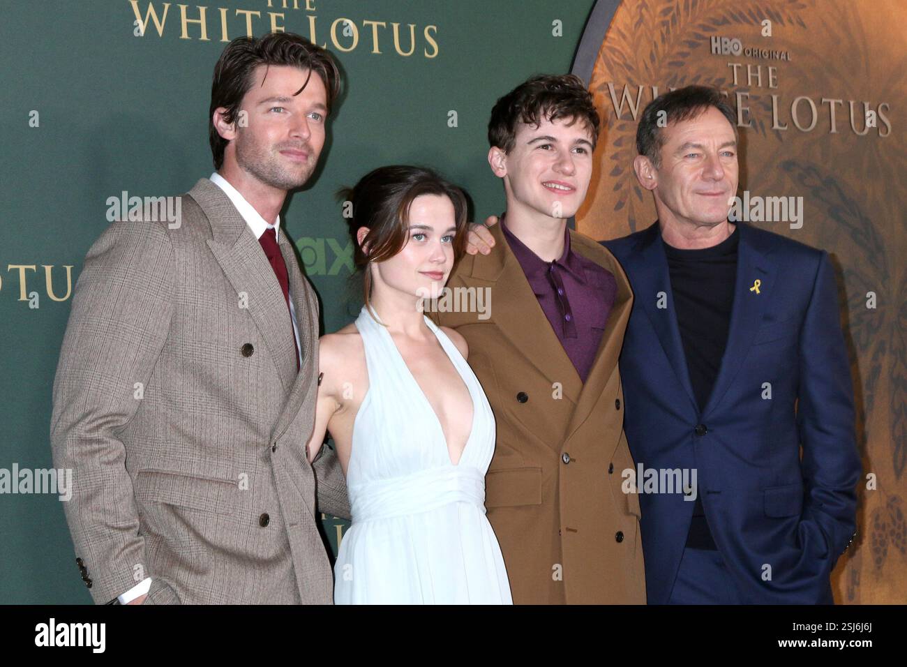 Los Angeles, USA. 10, February, 2025. Pictured left to right, Patrick ...