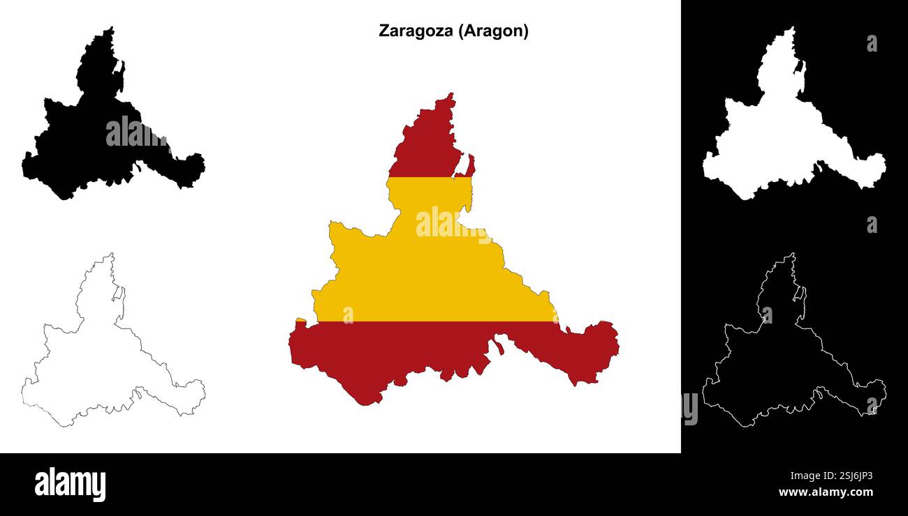 Map of zaragoza hi-res stock photography and images - Alamy