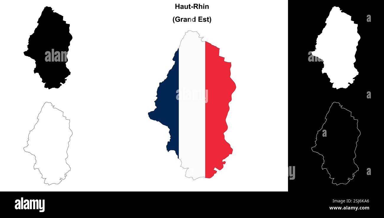 Map of haut rhin hi-res stock photography and images - Alamy